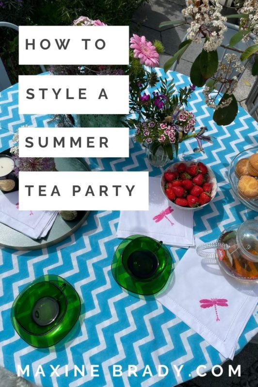 4 Summer Tea Party Styling Ideas With Ahmad Tea | Maxine Brady