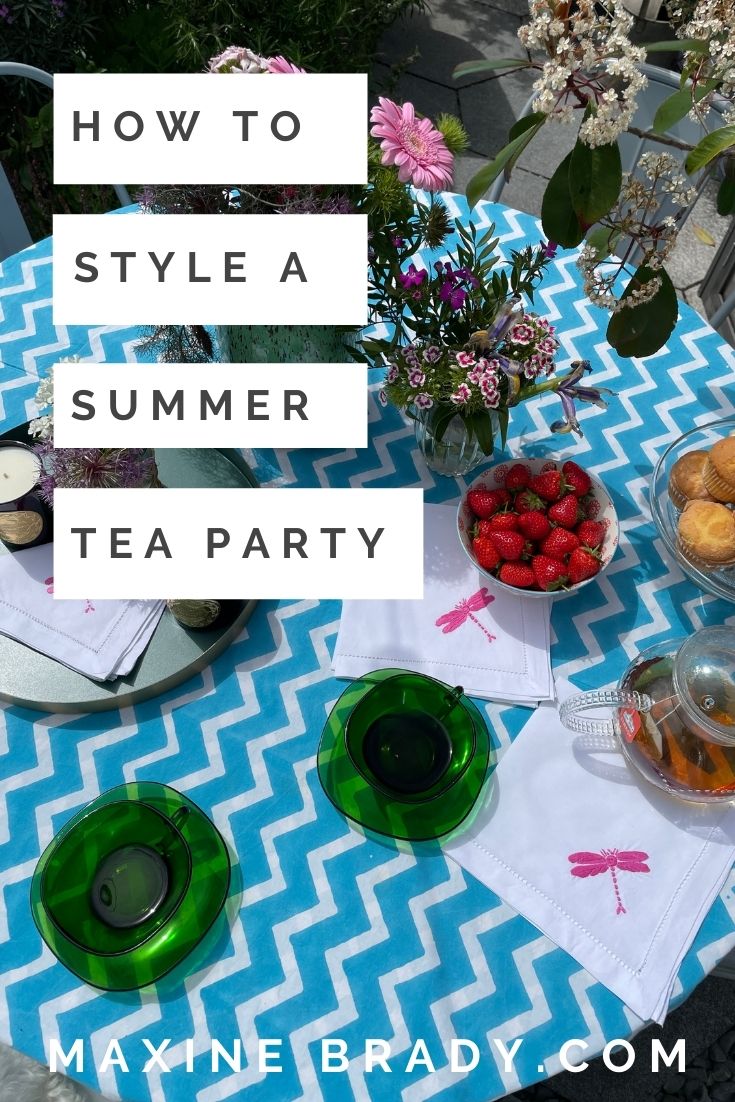 4 Summer Tea Party Styling Ideas With Ahmad Tea | Maxine Brady