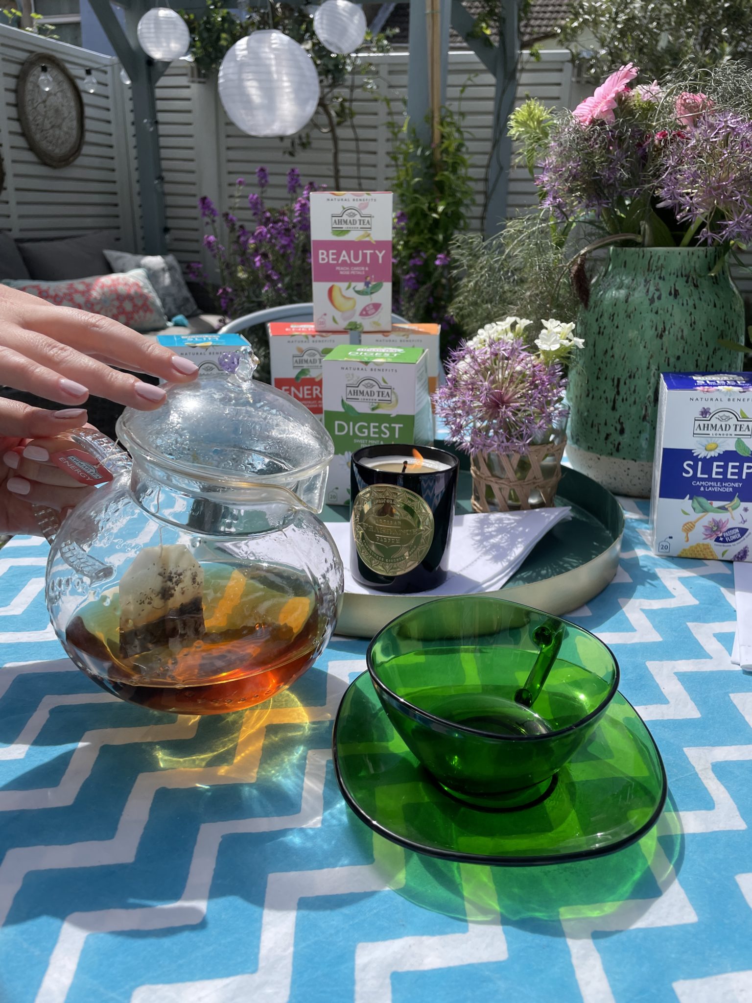 4 Summer Tea Party Styling Ideas With Ahmad Tea | Maxine Brady