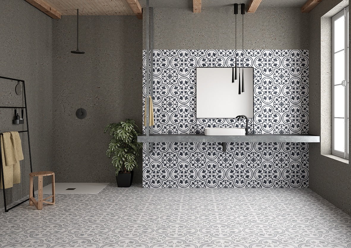 6 Top Tips For Using Patterned Tiles In Bathrooms