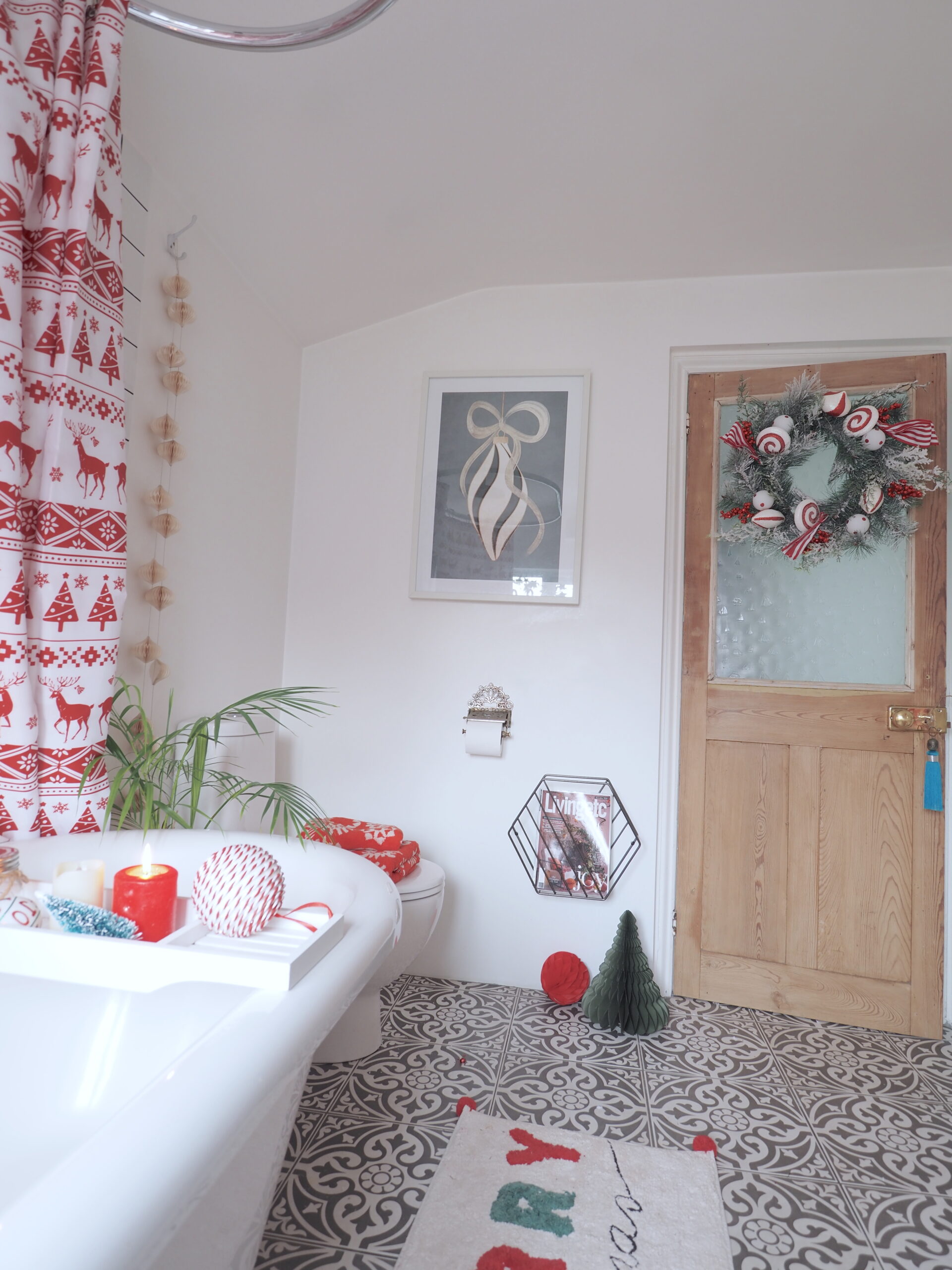 How To Style A Festive Christmas Bathroom This Year | Maxine Brady