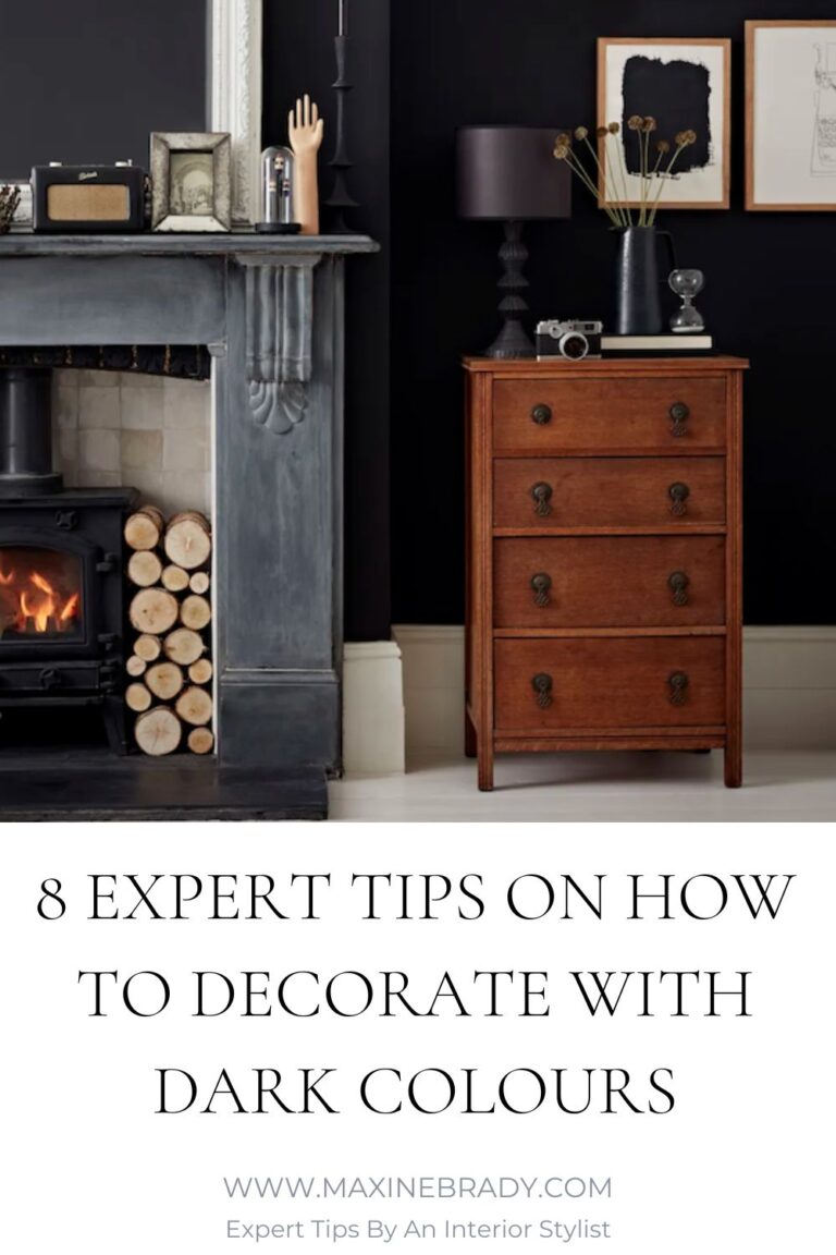 8 Expert Tips On How To Decorate With Dark Colours | Maxine Brady